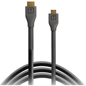 Tether Tools TetherPro 10' Mini-HDMI to HDMI 2.0 Cable, Black H2C10-BLK