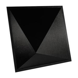 Ultimate Acoustics 24x24" Pyramid Shape Diffusor, 4 Pack, Black 17929