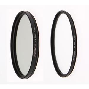 USED Luminesque 77mm UV and Circular Polarizer Slim Pro Filter Kit
