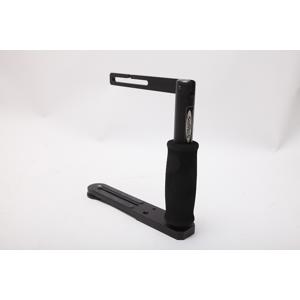 USED Stratos 835F Folding Flash Bracket for 35mm with 8" Post - Black