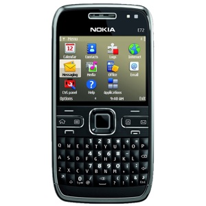 Nokia E72 QWERTY + Trackpad Cell Phone, Symbian S60, GSM/3G, Unlocked ...
