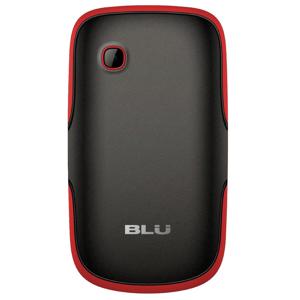 Blu Samba TV Q170T Cell Phone, Dual SIM, GSM/2G, Unlocked, Black/Red