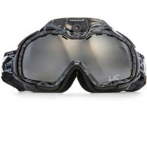 Liquid Image Apex HD Full HD 1080p Video / 12MP Snow Goggle, Black