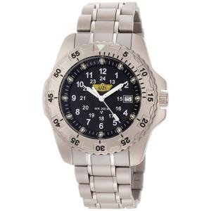 UZI Defender Thailand Movement Men's Watch with Titanium Strap, Silver ...