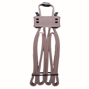 UZI Foldable Rubber Flex Cuff, Tan