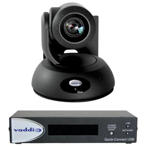 Vaddio RoboSHOT 30 Quick-Connect USB Camera System, North America, Black