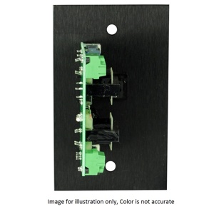 Whirlwind MIP5 Media Input Plate, Stainless Steel