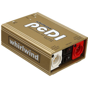 Whirlwind pcDI Stereo Direct Box with RCA and 1/8" Mini Unbalanced ...