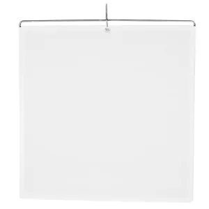 Advantage Gripware 48x48" Bleached Muslin Floppy with Stainless Steel ...