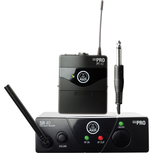 AKG Acoustics WMS 40 Mini Pro Instrumental Plug & Play Wireless System ...