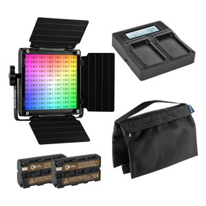Great Video Maker 800D 40W Bi-Color RGB Studio Soft LED Panel Light Kit ...
