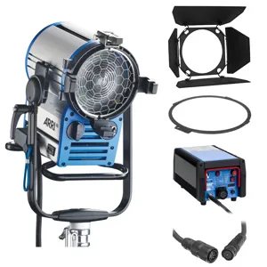 ARRI True Blue D12 HMI Fresnel Head, w/50' Head to Ballast Cable & Barndoor