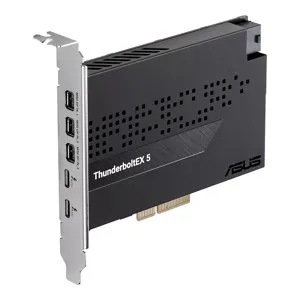 ASUS ThunderboltEX 5 Dual-Port Thunderbolt 5 PCIe 4.0 Expansion Card ...