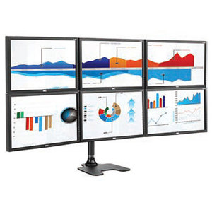 Atdec Spacedec SD-FS-H Six Monitor Desk Display Mount SDFSH - Adorama
