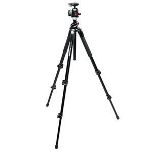 Manfrotto 190XPROB Black Aluminum Pro Tripod Legs, Bundle with ...