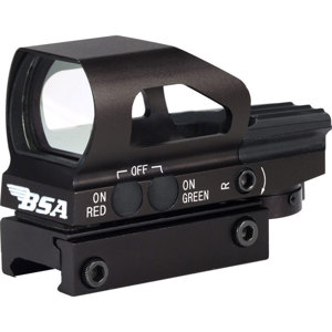 BSA Optics Digital Panoramic Reflex Sight, Red-Green Multi-Reticle