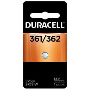 Duracell D361/362 1.5V Silver Oxide Alkaline Battery for Watch/Electronic
