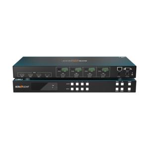 BZB GEAR BG-8K-44MA 4x4 8K 48Gbps HDMI 2.1 Matrix Switcher with Scaler ...