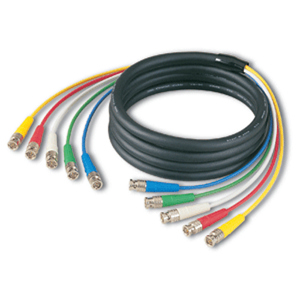 Canare 5 Channel 75 Ohm V5-5C Video Coxial Cable, BCP-C5B Plug, 30m ...