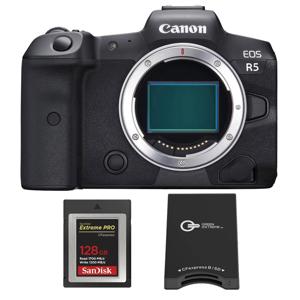 Canon EOS R5 Mirrorless Camera (Body Only) with Sandisk 128GB ...