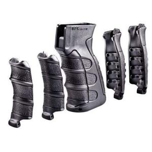 Command Arms AK47 Pistol Grip with Finger Grooves & Back Straps, Black