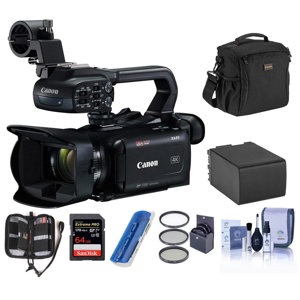 Canon XA40 4K UHD Pro Camcorder with 20x Zoom Lens With Free Accessory Kit