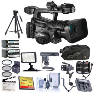 Canon XF305 HD Pro Camcorder With Pro Accessory Bundle - Adorama