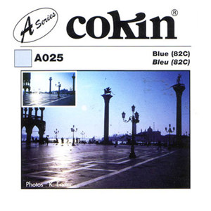 USED Cokin A25 82C Blue, Light Balancing Color Conversion Filter. A-Series