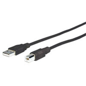Comprehensive 25' Standard Series Premium USB 2.0 A to B Cable, Black ...