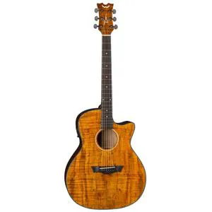Dean AXS Exotic Cutaway Spalt Acoustic Electric Guitar, Rosewood, Gloss ...