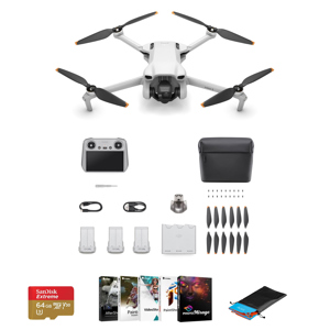 DJI Mini 3 Drone Fly More Combo with RC Remote Controller Bundle with ...