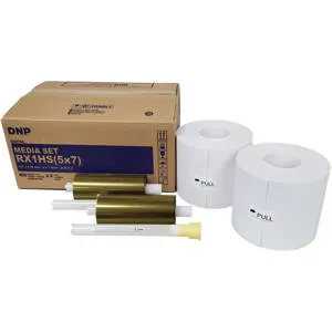 DNP DS-RX1HS 5x7" Printer Media, 2-Rolls, 400 Prints Per Roll, 800 ...