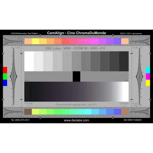 DSC Labs ChromaDuMonde 24-R Senior CamAlign Chip Chart with Resolution ...