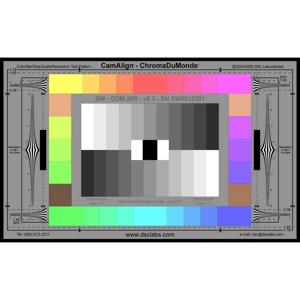 DSC Labs ChromaDuMonde 28-R Maxi CamAlign Chip Chart with Resolution,40x24"