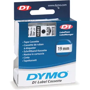 Dymo 45803 3/4in 23 Ft Blk on Wht Tape for LabelMANAGER - Adorama