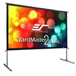 Elite Screens Yard Master 2 Dual WraithVeil Dual 100" 16:9 I/O ...