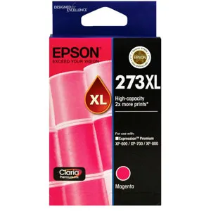 Epson 273XL Claria Premium XL High-Capacity Magenta Ink Cartridge w ...