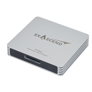 Exascend CFexpress USB 3.1 Gen 2 Type-A Memory Card Reader, Silver EXA ...
