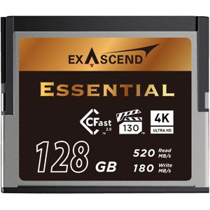 Exascend Essential 128GB CFast 2.0 Memory Card EXA-EXSD3X128GB