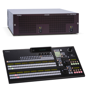 For.A HVS-390HS HD/SD Video Switcher with HVS-392WOU 2M/E 28Button ...