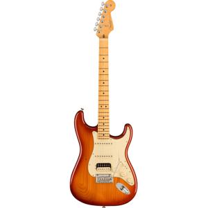Fender American Pro II Stratocaster HSS Electric Guitar, Maple, Sienna ...