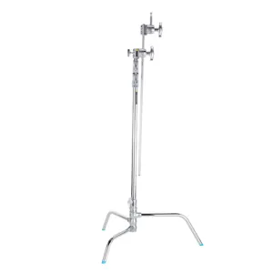 Flashpoint 40" Quick Release Turtle Base C-Stand Kit, Grip Head & Arm (Chrome) CT40-K