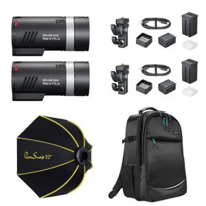 XPLOR 300 Pro II TTL R2 2-Light Outdoor Flash Kit, Godox AD300pro II ...
