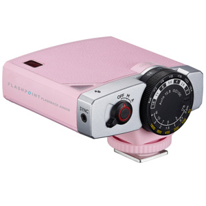 Flashpoint FlashBack Junior Retro Camera Flash, Pink FP-LF-SM-FBJ-P