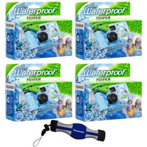 Fujifilm QuickSnap 800 Waterproof 35mm Disposable Camera 4-PACK ...