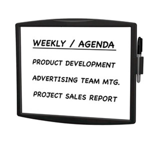 Fellowes Partition Additions Dry Erase Board, Dark Graphite 75905