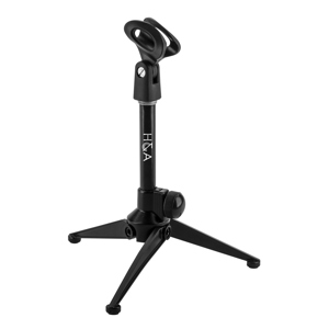 H&A Compact Tripod Tabletop Microphone Stand HA-CTT-MS - Adorama