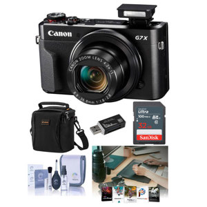 Canon PowerShot G7 X Mark II Digital Camera and Free Accessory Bundle