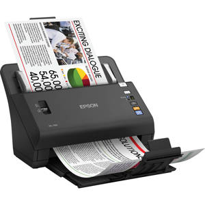 Epson WorkForce DS-760 Color Duplex Document Scanner, 45 ppm - Refurbished