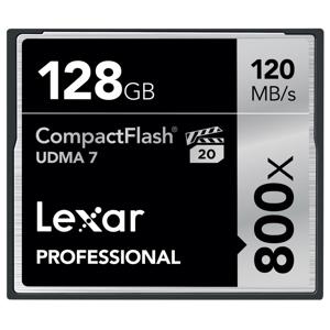 Lexar 128GB Professional 800x CompactFlash Card - Adorama